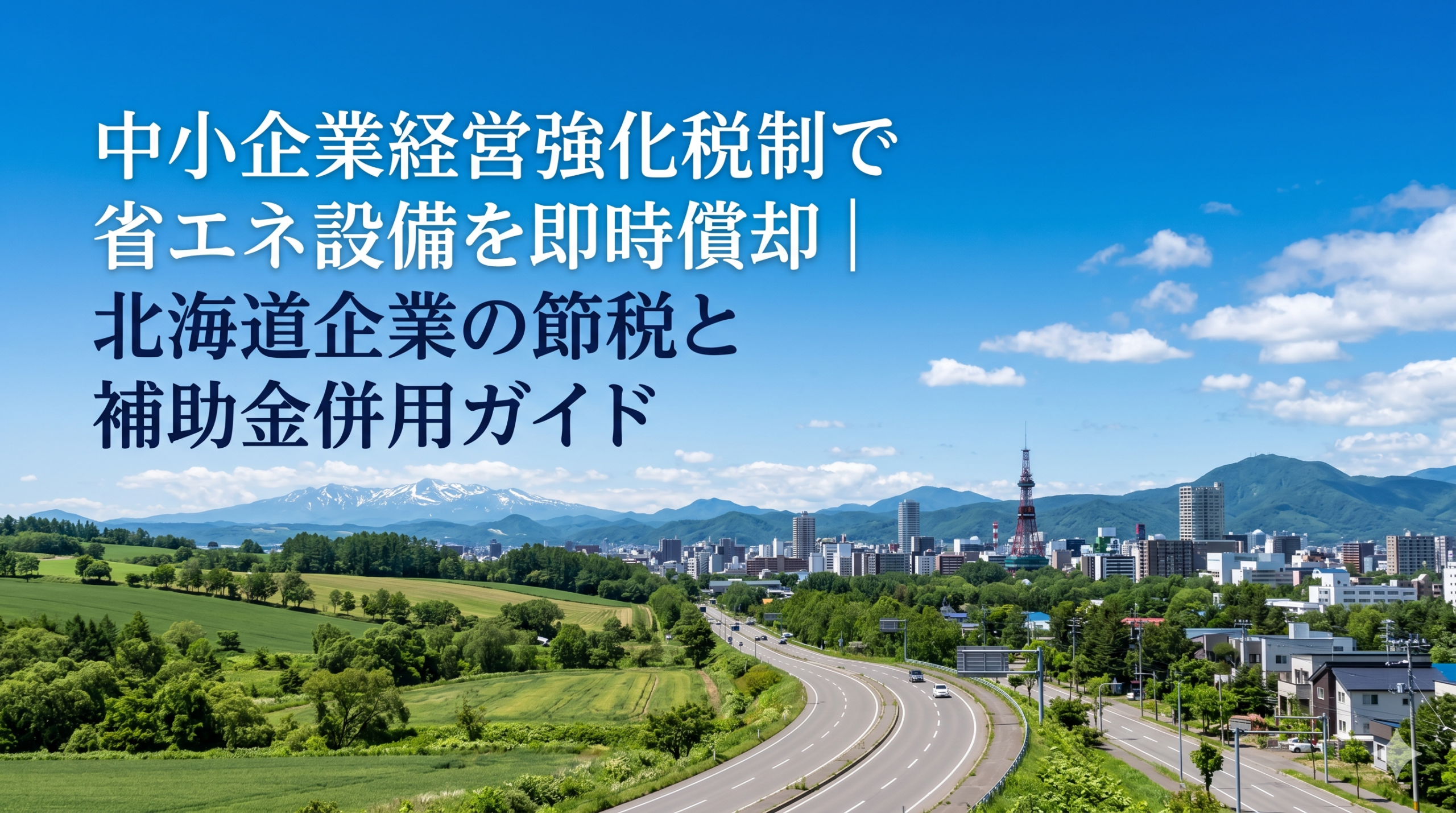 中小企業経営強化税制で省エネ設備を即時償却｜北海道企業の活用法 | 株式会社totoka